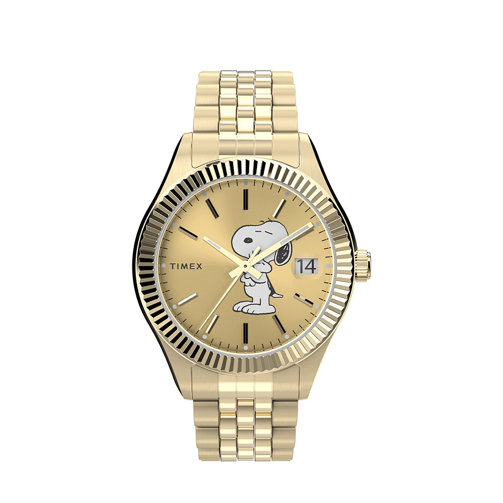 Timex Legacy X Peanuts Day-Date 36mm Stainless Steel Band – Watch Republic PH