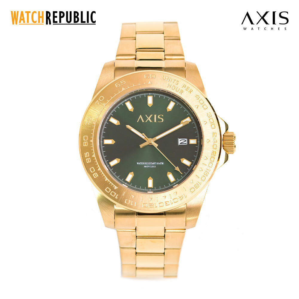 Axis Charles 3-Hand 44mm Stainless Steel Band – Watch Republic PH