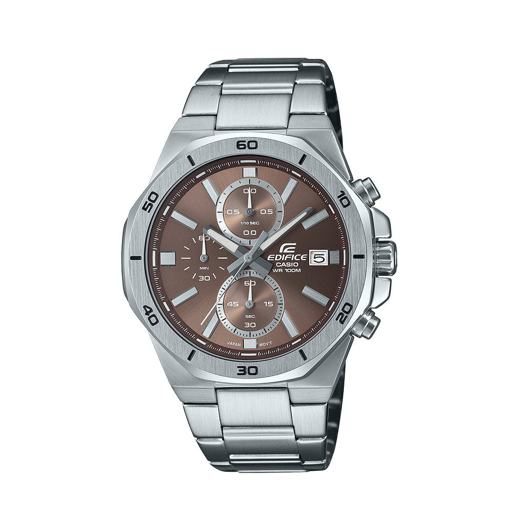 Casio Edifice Standard Chronograph 44.3mm Stainless Steel Band – Watch ...
