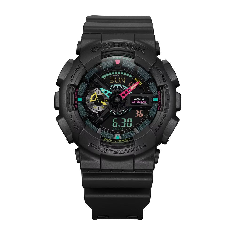 Casio Casio G-Shock (Ga-110Mf-1Adr) Anadigi 51.2mm Resin Band – Watch ...