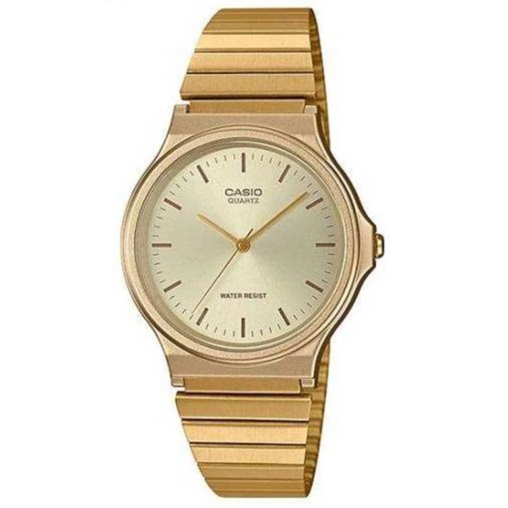 Casio Analog Gold 3-Hand 34.9mm Stainless Steel Band – Watch Republic PH