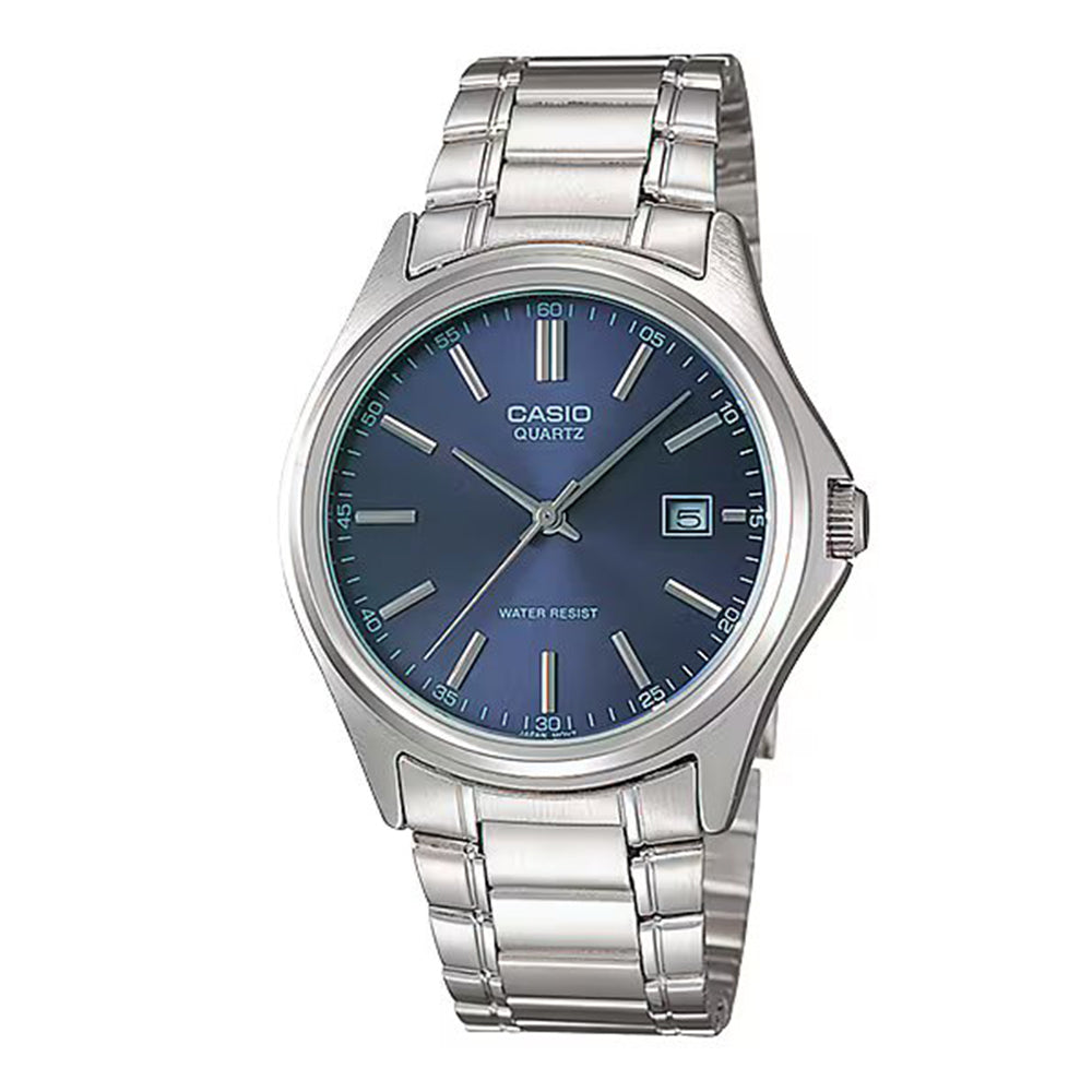 Casio Analog Steel Date 38.5mm Stainless Steel Band – Watch Republic PH