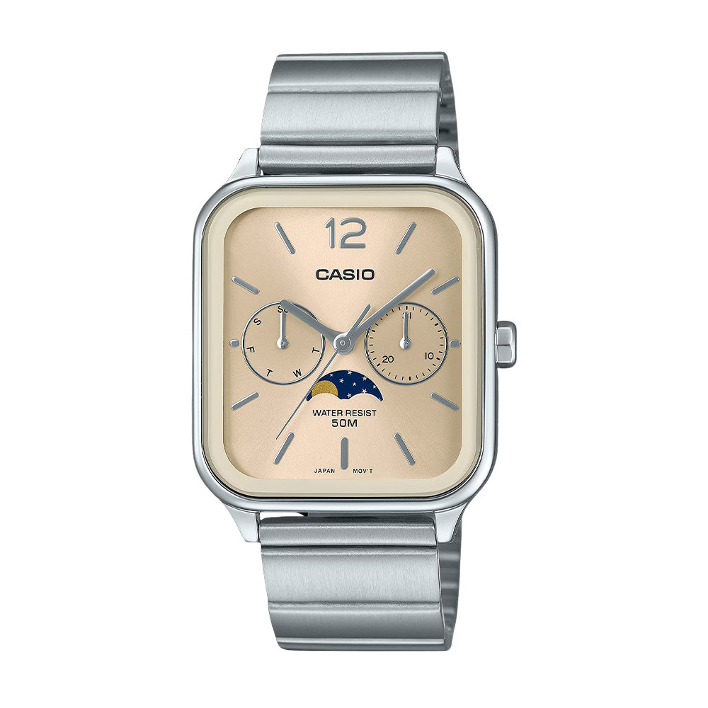 Casio Analog Steel Multifunction 34mm Stainless Steel Band – Watch ...