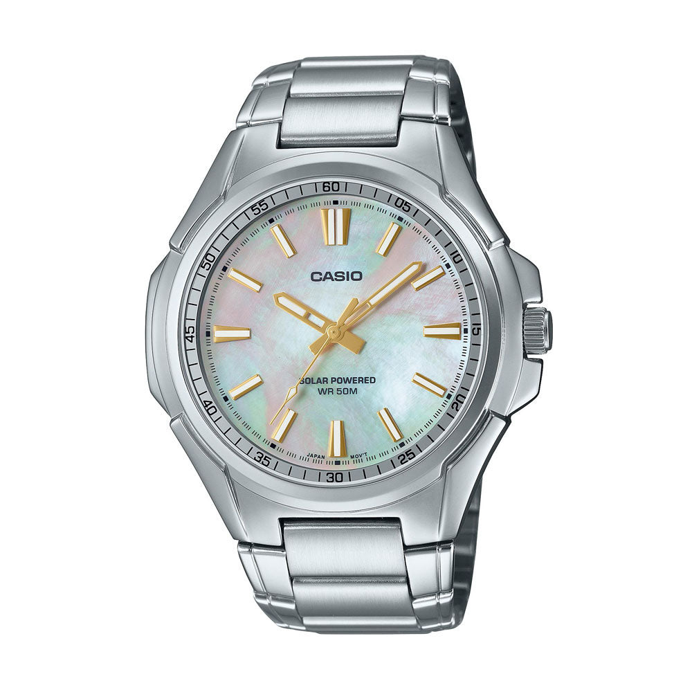 Casio Analog Steel 3-Hand 46mm Stainless Steel Band – Watch Republic PH