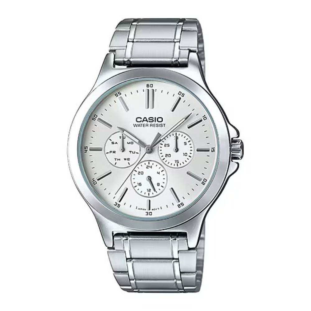 Casio Analog Steel Multifunction 41.5mm Stainless Steel Band – Watch ...