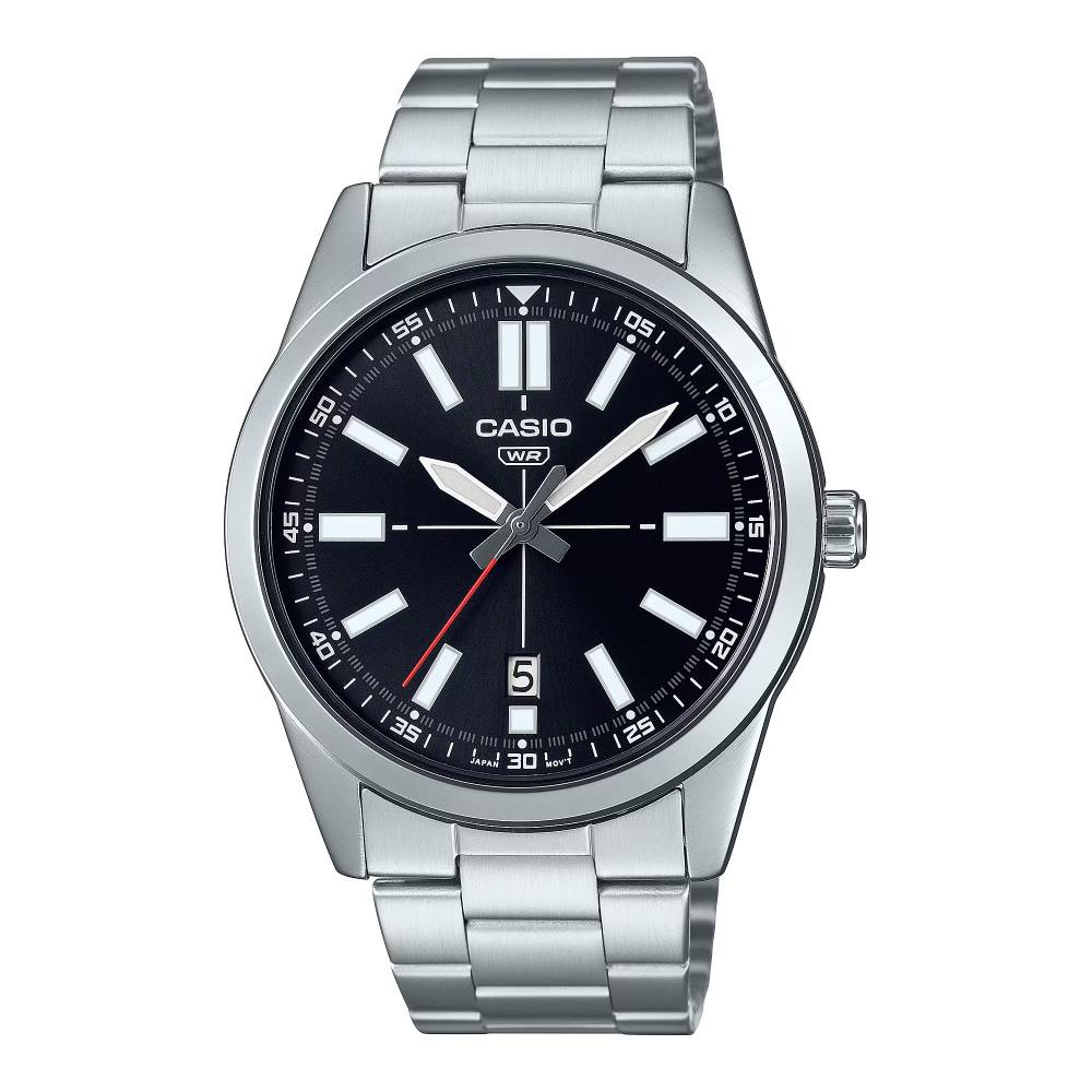 Casio Analog Steel 3-Hand 41mm Stainless Steel Band – Watch Republic PH