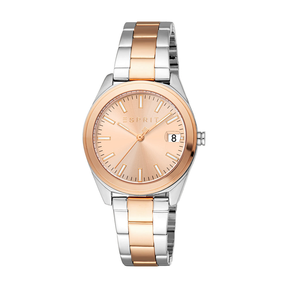 Esprit Coast Date 32mm Stainless Steel Band – Watch Republic PH