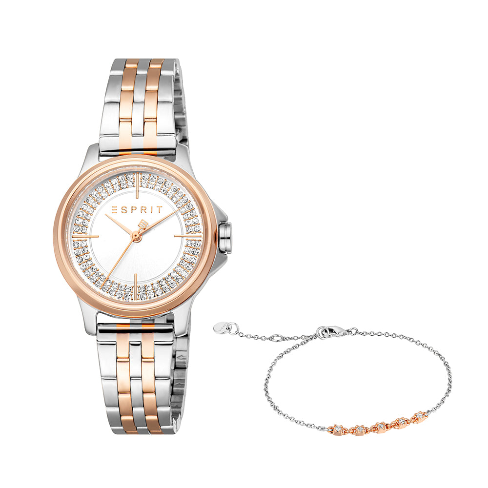 Esprit Bent Iii Set 3-Hand 30mm Stainless Steel Band – Watch Republic PH