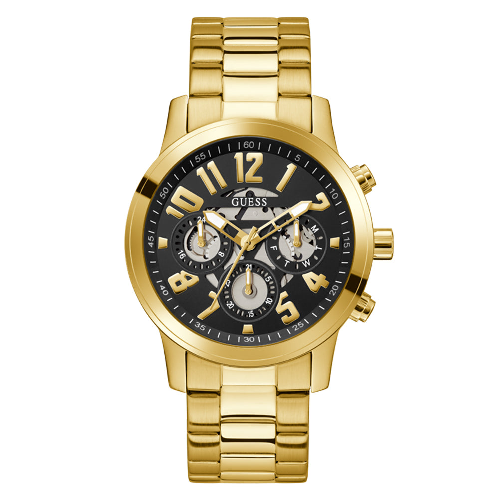 Guess Dress Multifunction 44mm Stainless Steel Band – Watch Republic PH