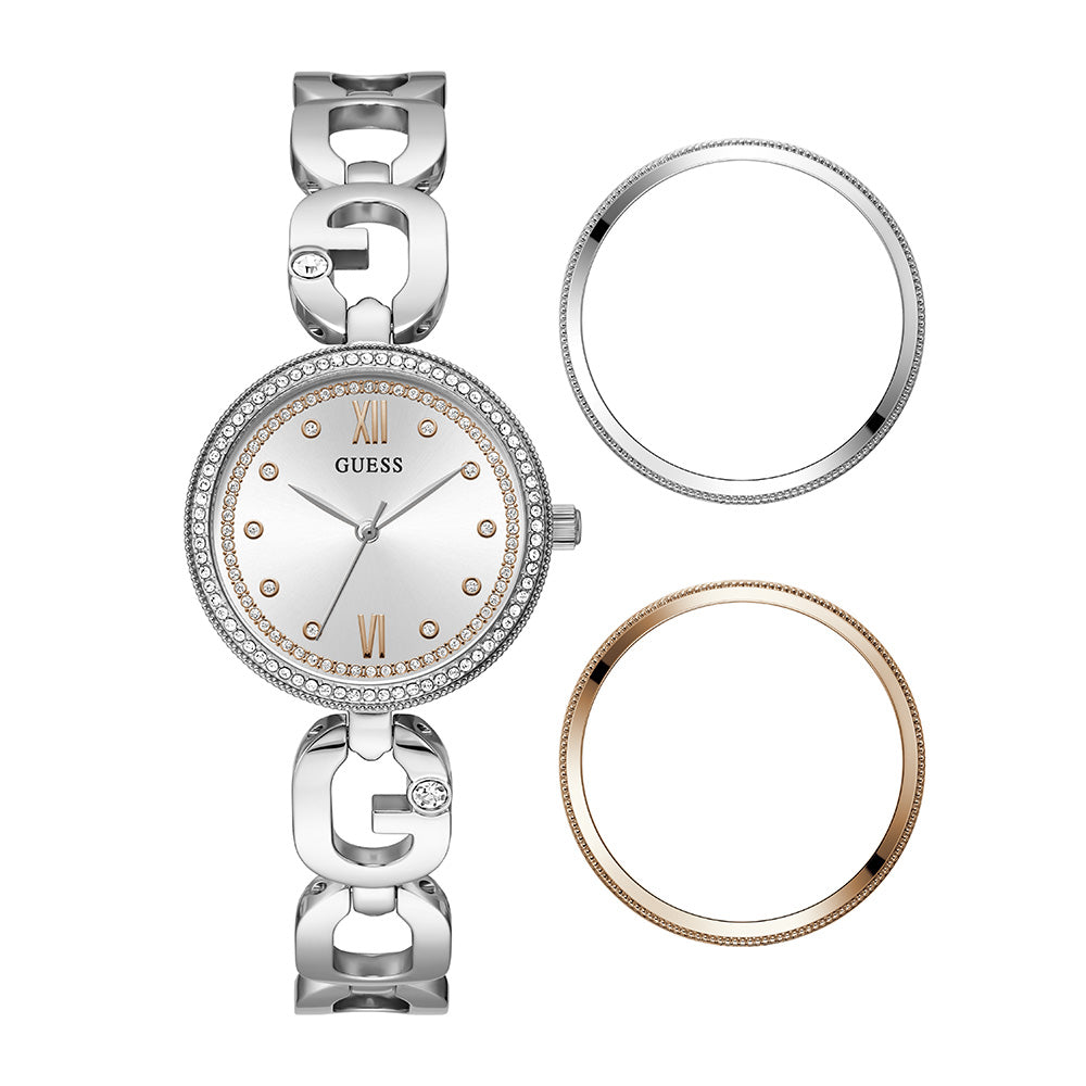 Guess Boxes Sets 3-Hand 30mm Stainless Steel Band – Watch Republic PH