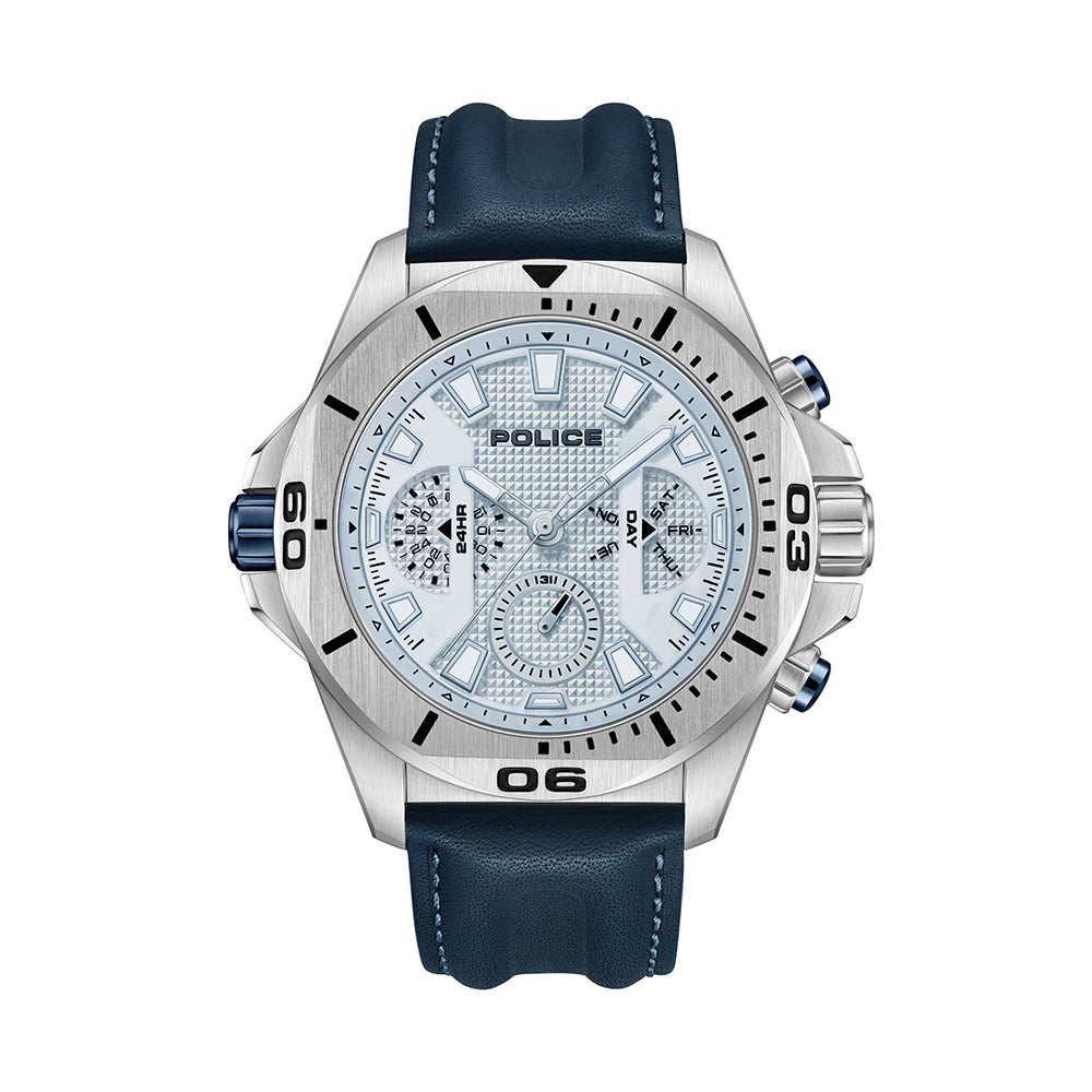 Police Electrical Multifunction 46mm Leather Band – Watch Republic PH