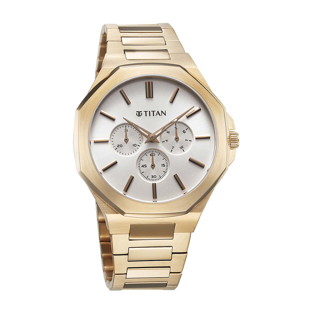 Titan Classique Multifunction 42mm Stainless Steel Band – Watch Republic PH