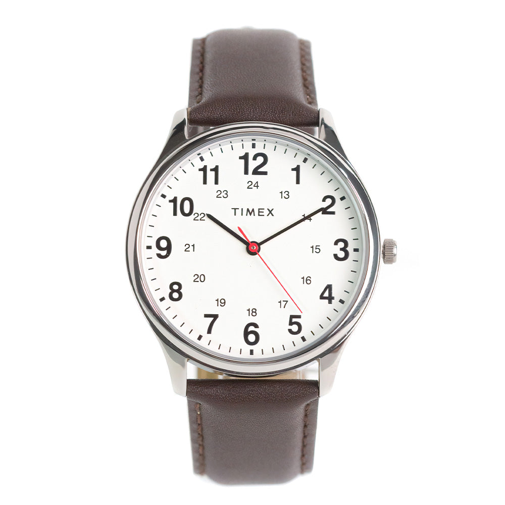Timex Ntd6M 3-Hand 40mm Leather Band – Watch Republic PH
