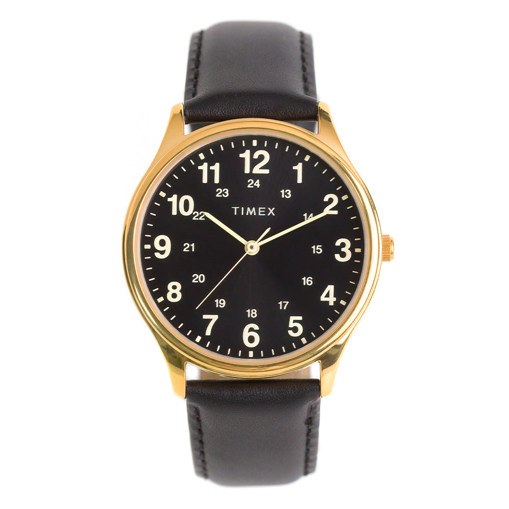 Timex Ntd6M 3-Hand 40mm Leather Band – Watch Republic PH