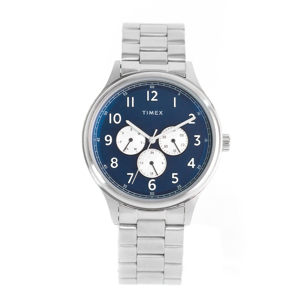 Timex Discoverer Multifunction 43mm Stainless Steel Band – Watch ...