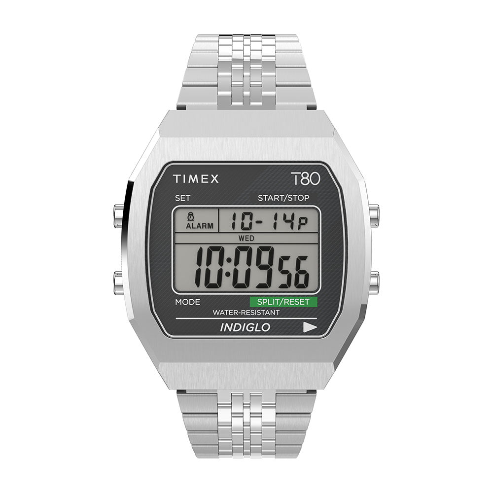 Timex Timex 80 Digital 34mm Stainless Steel Band – Watch Republic PH