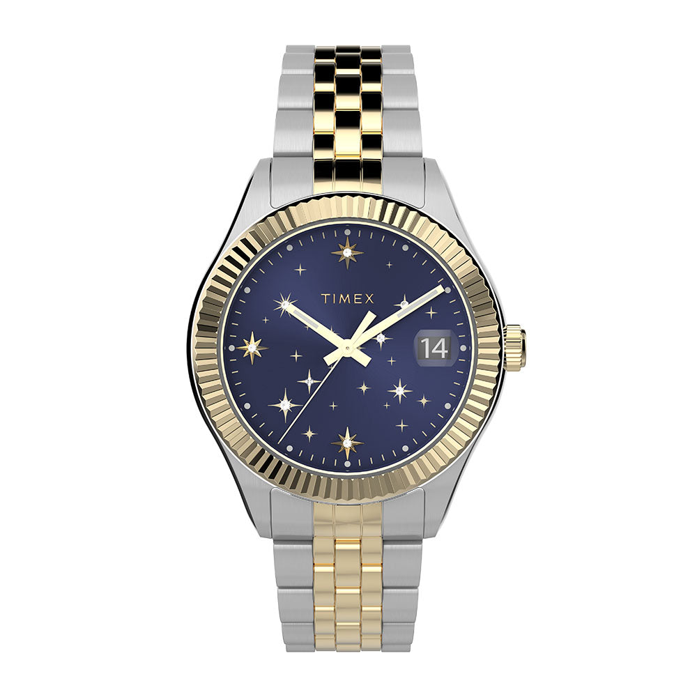 Timex Celestial Legacy Date 34mm Stainless Steel Band – Watch Republic PH