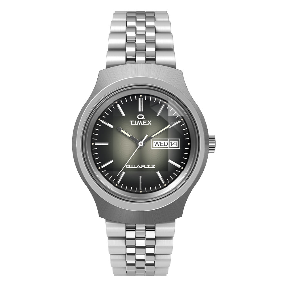 Timex Q Timex Day-Date 38mm Stainless Steel Band – Watch Republic PH