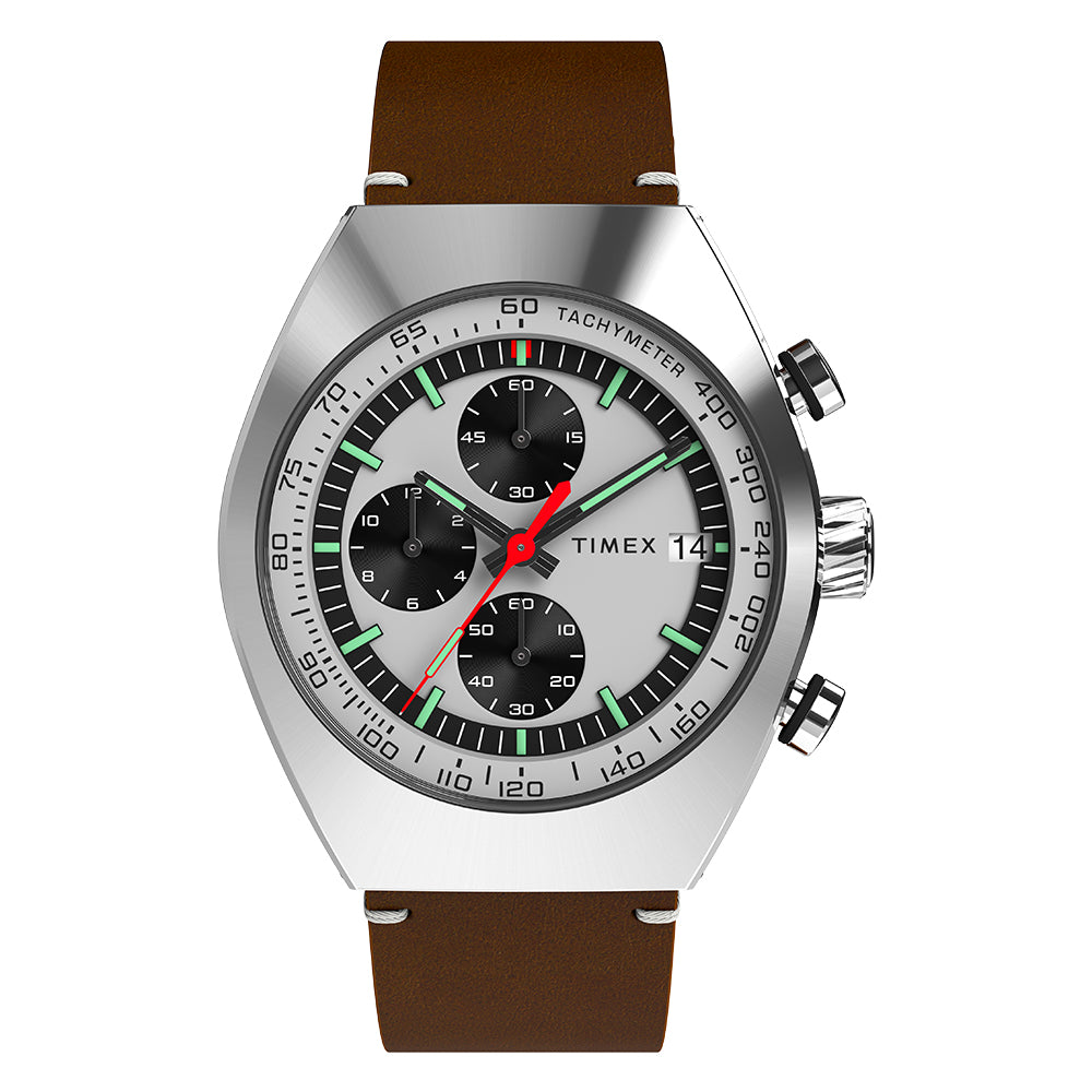 Timex Legacy Tonneau Chronograph 42mm Leather Band – Watch Republic PH