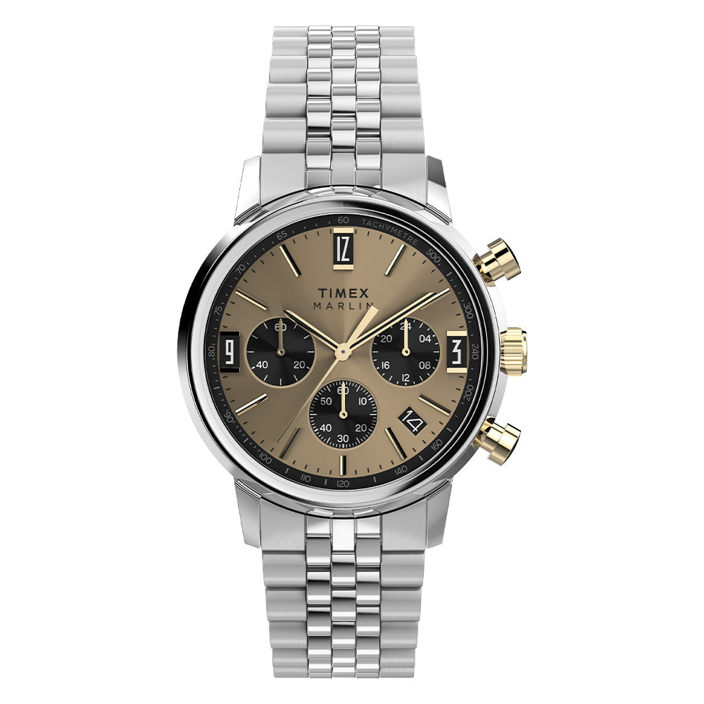 Timex Marlin Quartz 40mm Stainless Steel Band – Watch Republic PH