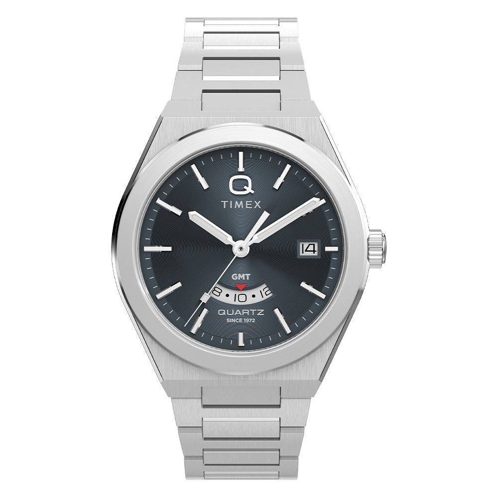 Timex Q Timex Continental Gmt 39mm Stainless Steel Band – Watch Republic PH