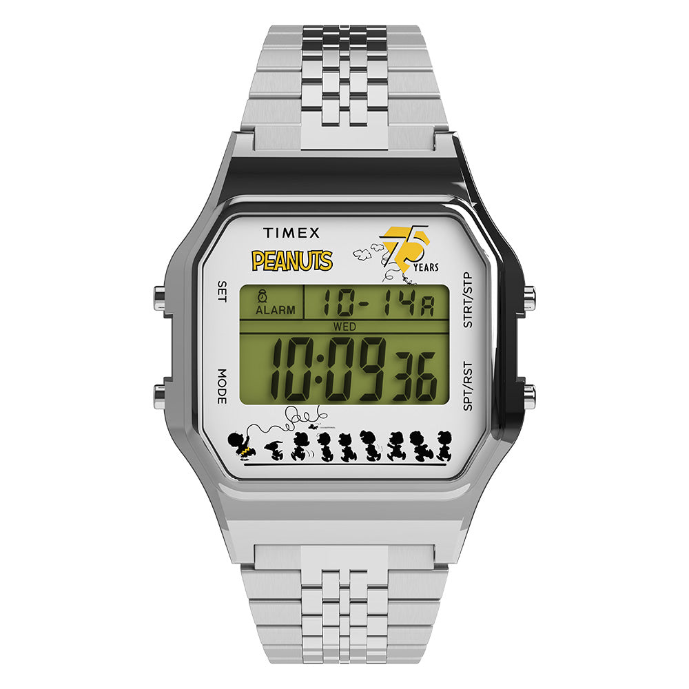 Timex Timex X Peanuts® T80 75Th Anniversary Edition Digital 34mm Stain – Watch Republic PH