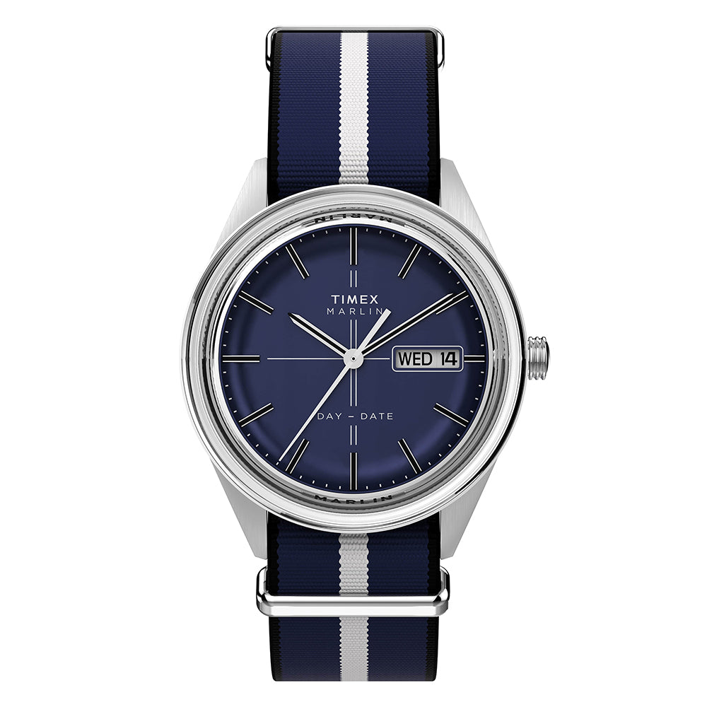 Timex Marlin Jet Quartz Day-Date 38mm Fabric Band – Watch Republic PH