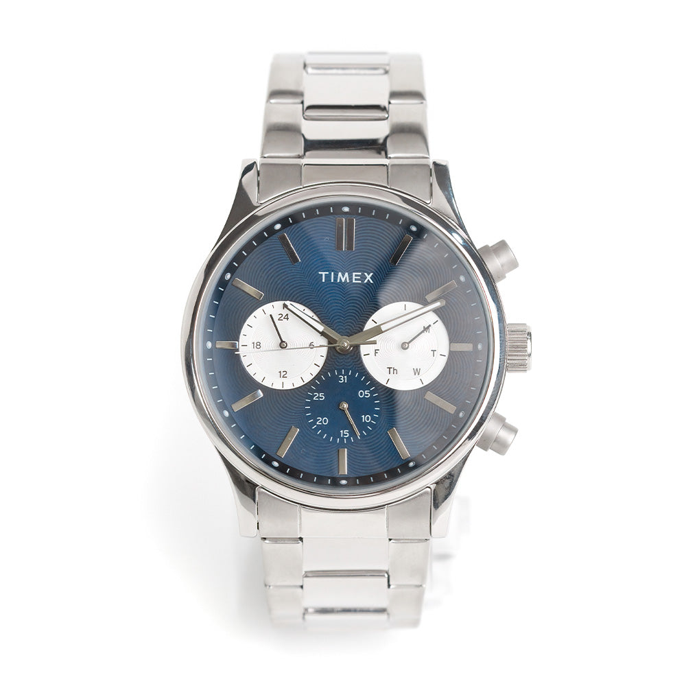 Timex G196 Series Multifunction 45mm Stainless Steel Band – Watch ...