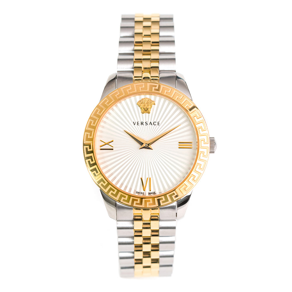 Versace Greca Signature Lady 38Mm 2-Hand 38mm Stainless Steel Band ...