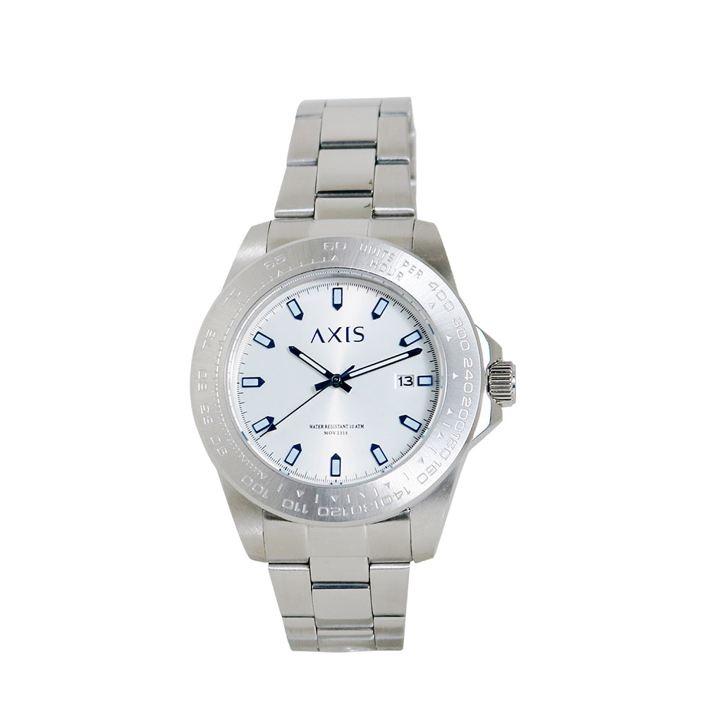Axis Charles 3-Hand 44mm Stainless Steel Band – Watch Republic PH