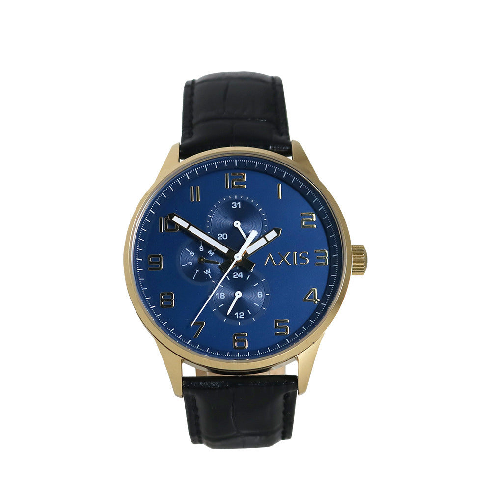 Axis Charles Multifunction 44mm Leather Band – Watch Republic PH