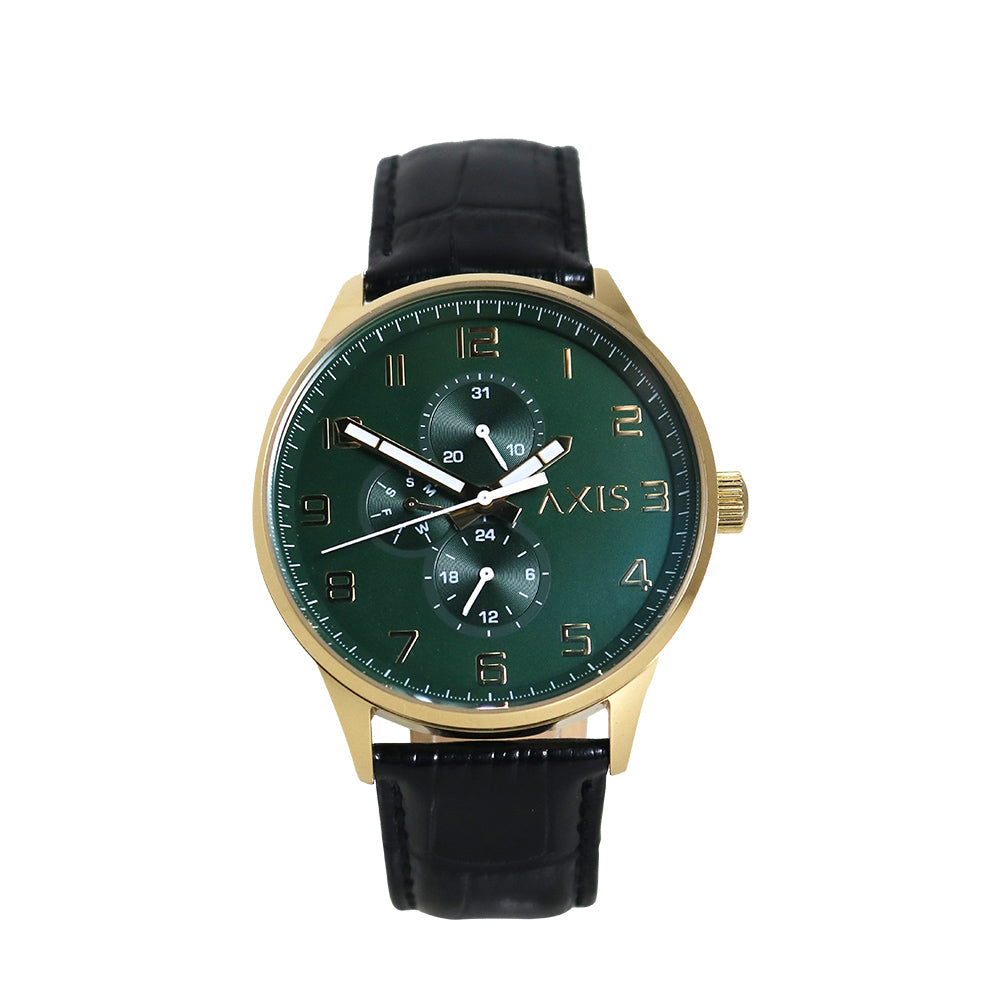 Axis Charles Multifunction 44mm Leather Band – Watch Republic PH
