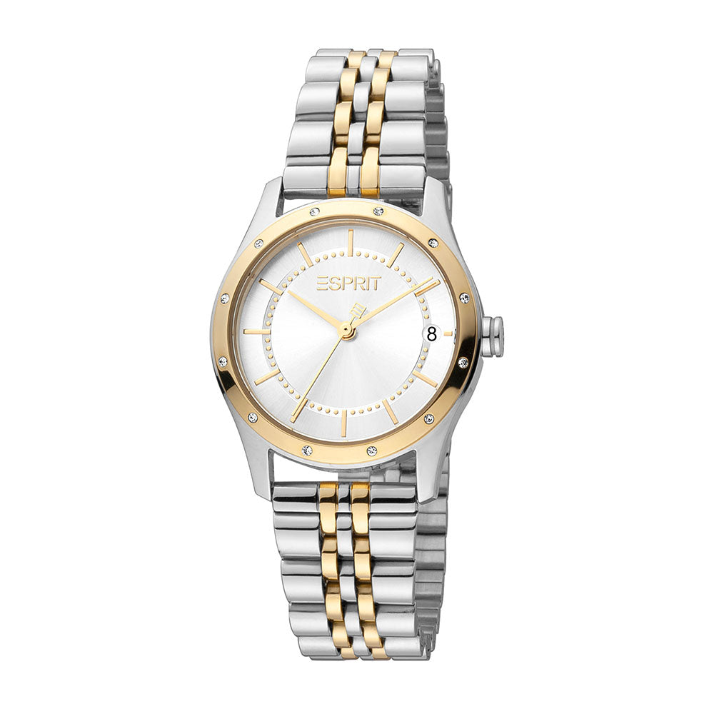 Esprit Nava Ii Date 30mm Stainless Steel Band – Watch Republic PH