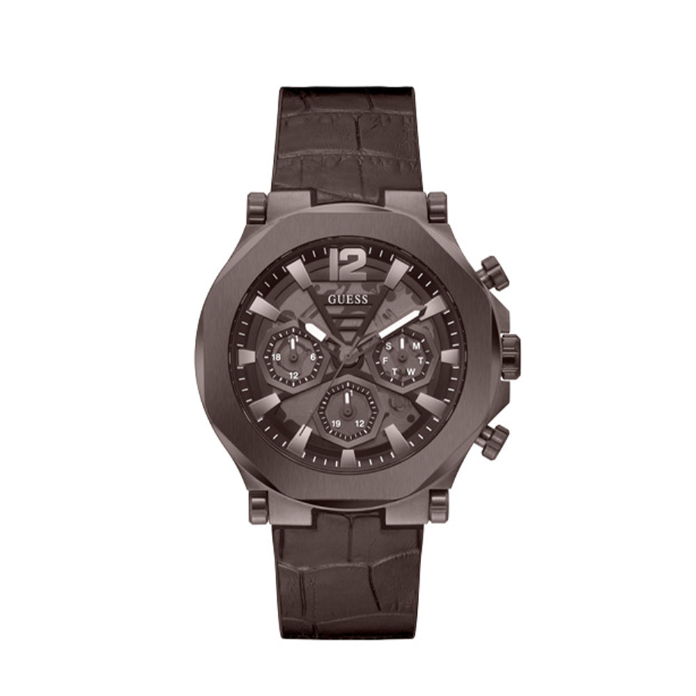Guess Dress 46mm Leather Band – Watch Republic PH
